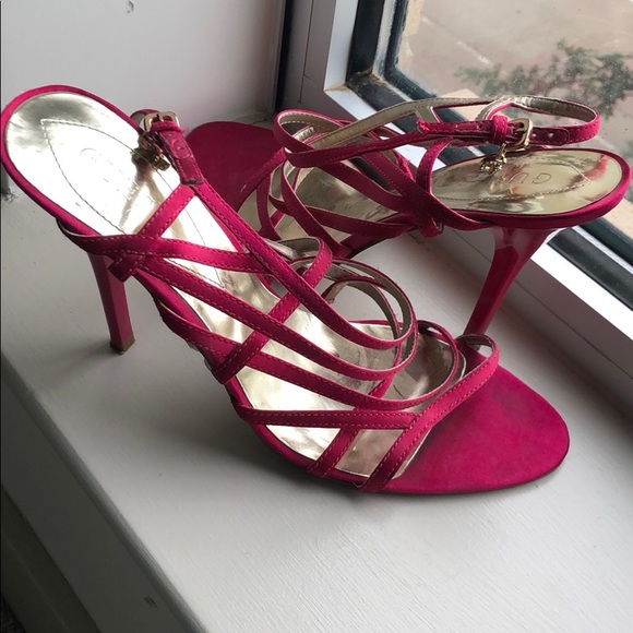 Guess | Shoes | Fuscia Guess Sandals | Poshmark